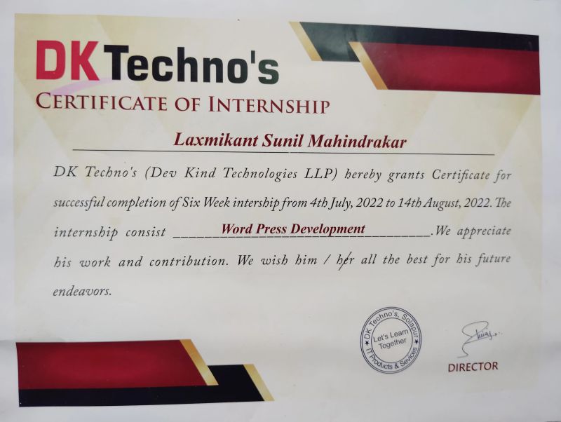 Hey Everyone, Sorry for late to share that I had completed my ... Hey Everyone, Sorry for late to share that I had completed my ...