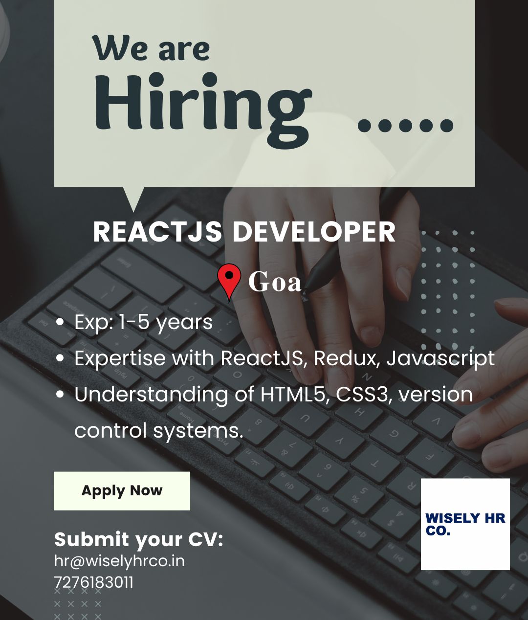 WISELY HR CO. on LinkedIn: #reactjs #reactjsdeveloper #redux # ... WISELY HR CO. on LinkedIn: #reactjs #reactjsdeveloper #redux # ...