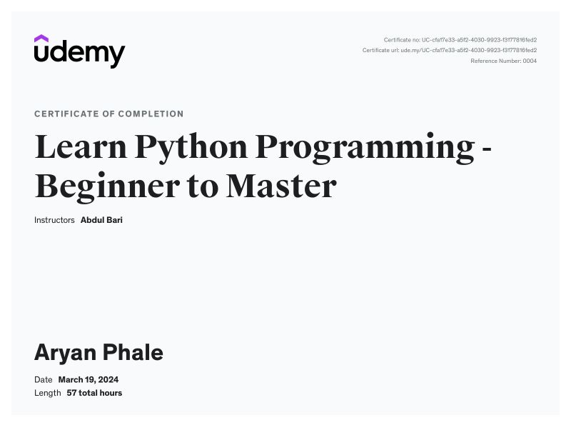 Aryan Phale on LinkedIn: #python #codingjourney #careerdevelopment Aryan Phale on LinkedIn: #python #codingjourney #careerdevelopment