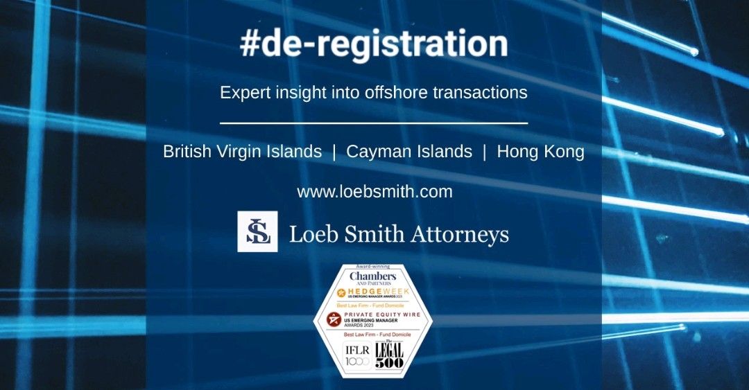 Our briefing note on Cayman Islands transfer by Way of Continuation ... Our briefing note on Cayman Islands transfer by Way of Continuation ...
