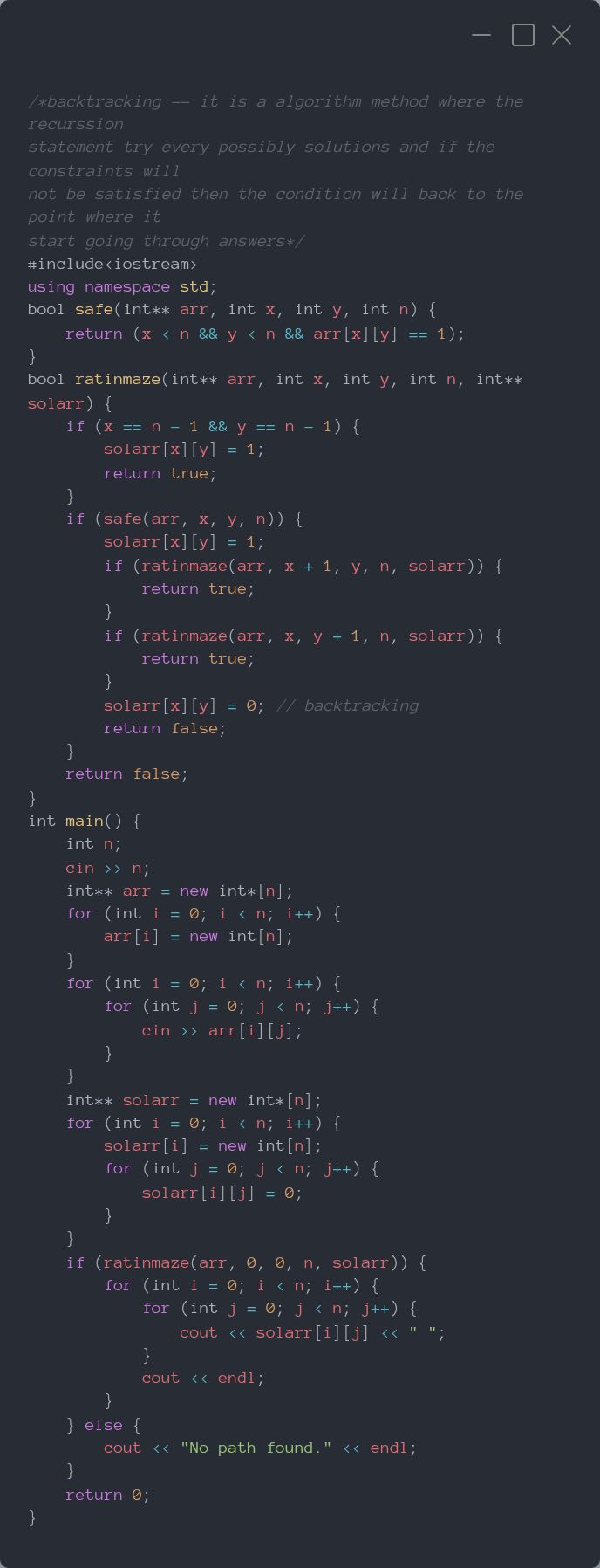 #coding #cplusplus #problemsolving #backtracking #100daysofcode | Daksh ... #coding #cplusplus #problemsolving #backtracking #100daysofcode | Daksh ...