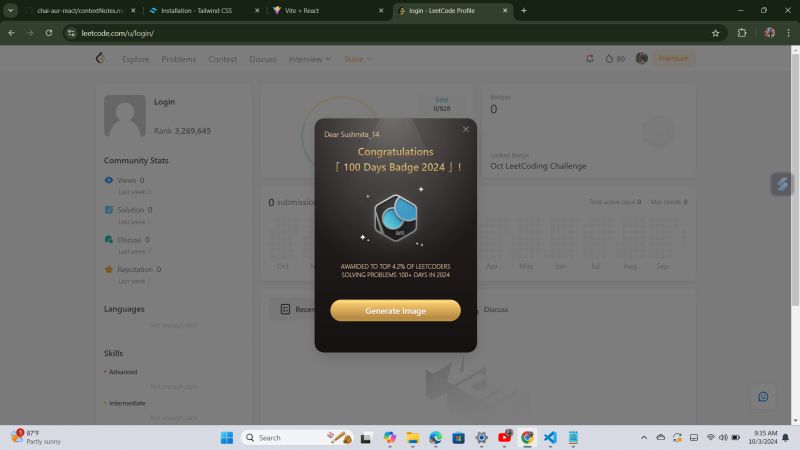 Sushmita Purbey on LinkedIn: #100daysofcode #leetcode #problemsolving # ... Sushmita Purbey on LinkedIn: #100daysofcode #leetcode #problemsolving # ...