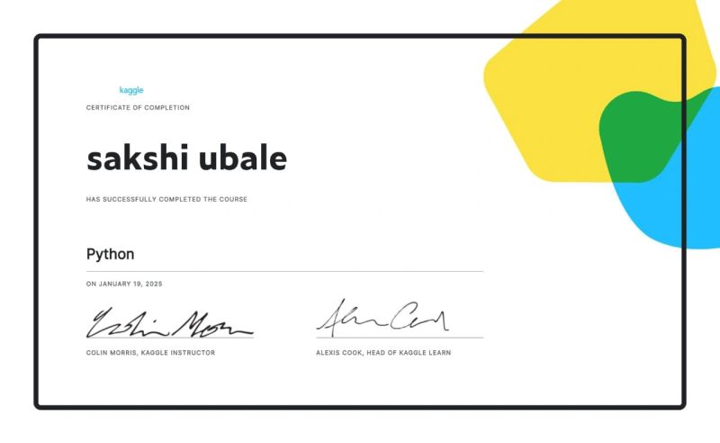 Sakshi Ubale on LinkedIn: #python #kaggle #datascience #learningjourney ... Sakshi Ubale on LinkedIn: #python #kaggle #datascience #learningjourney ...