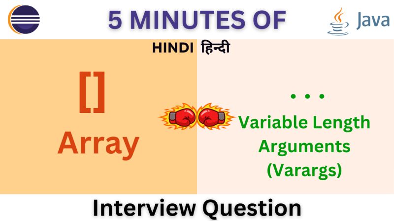 Tekation Tech on LinkedIn: Array vs Varargs (Variable Length Arguments ... Tekation Tech on LinkedIn: Array vs Varargs (Variable Length Arguments ...