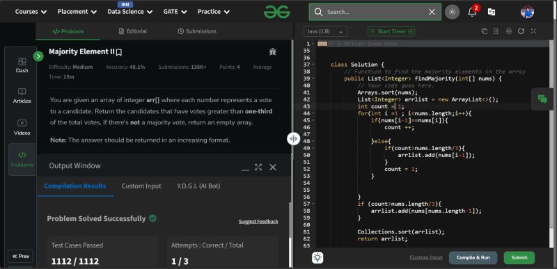 #gfg160 #geekstreak2025 #dsa #codingchallenge #java #problemsolving ... #gfg160 #geekstreak2025 #dsa #codingchallenge #java #problemsolving ...