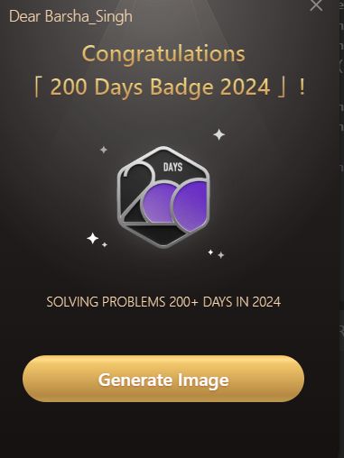 Barsha Singh on LinkedIn: #codingjourney #leetcode #200days # ... Barsha Singh on LinkedIn: #codingjourney #leetcode #200days # ...