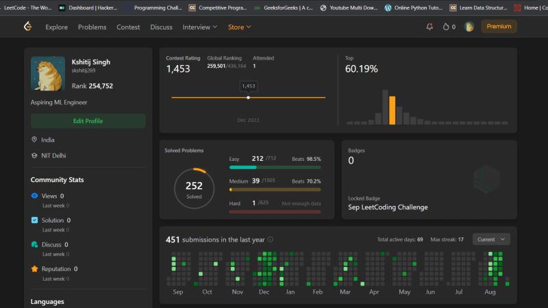 Kshitij Singh on LinkedIn: #leetcode #coding #problemsolving | 15 comments Kshitij Singh on LinkedIn: #leetcode #coding #problemsolving | 15 comments