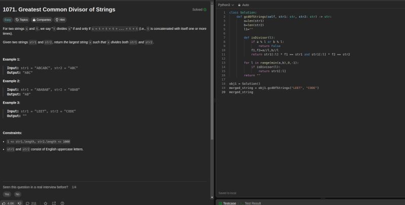 TALHA SIDDIQUE on LinkedIn: #leetcodechallenge #python #leetcode # ... TALHA SIDDIQUE on LinkedIn: #leetcodechallenge #python #leetcode # ...