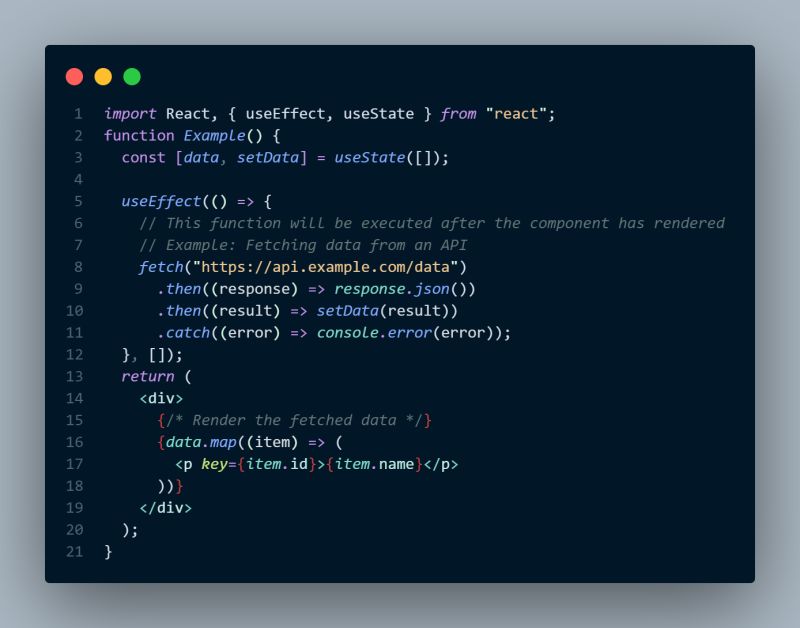 Eze Onyebuchi on LinkedIn: #reactjs #useeffect #frontend #webdev # ... Eze Onyebuchi on LinkedIn: #reactjs #useeffect #frontend #webdev # ...