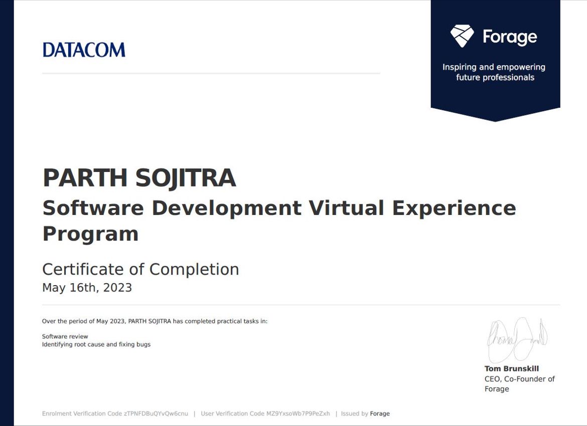 Parth Sojitra on LinkedIn: #experience #softwaredevelopment Parth Sojitra on LinkedIn: #experience #softwaredevelopment