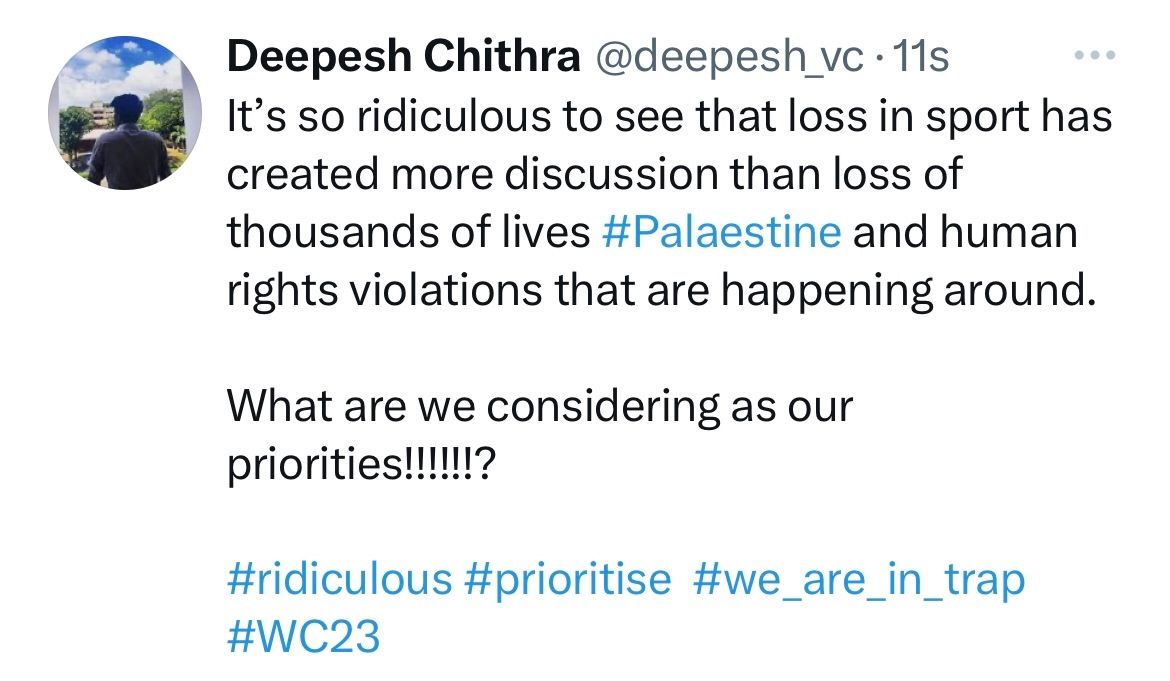 Deepesh Kumar on LinkedIn: #wc23 Deepesh Kumar on LinkedIn: #wc23