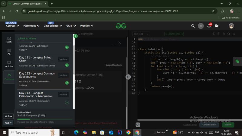 #gfg160 #geekstreak2024 #day112 #gfg #160daysofcode #codingchallenge ... #gfg160 #geekstreak2024 #day112 #gfg #160daysofcode #codingchallenge ...