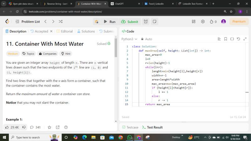 Zaina Farrukh on LinkedIn: #datastructures #algorithms #leetcode # ... Zaina Farrukh on LinkedIn: #datastructures #algorithms #leetcode # ...