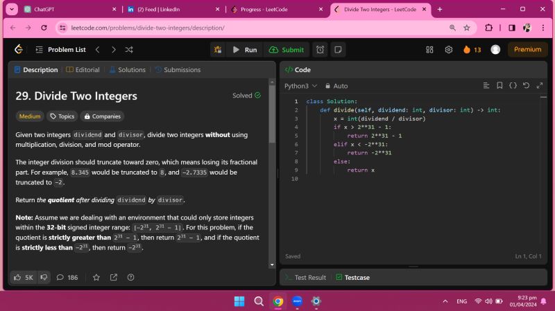 How to solve integer divide problems with LeetCode | Osama Ghaffar ... How to solve integer divide problems with LeetCode | Osama Ghaffar ...