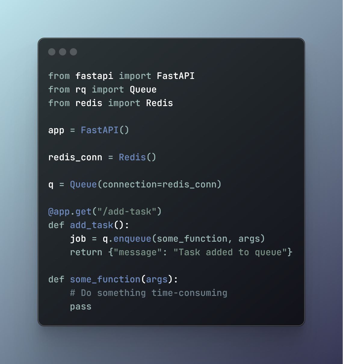 #fastapi #python #redis | Mohammad Erfan Pouladzadeh #fastapi #python #redis | Mohammad Erfan Pouladzadeh