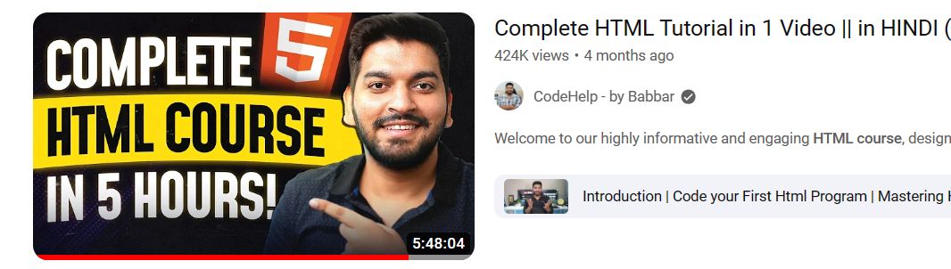 PARUL SAHU on LinkedIn: #codehelp #lovebabbar #html #webdev PARUL SAHU on LinkedIn: #codehelp #lovebabbar #html #webdev