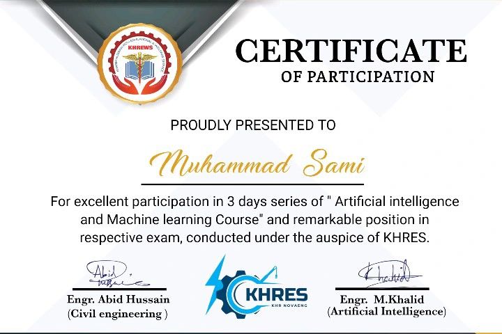 Muhammad Sami on LinkedIn: #python #ai #ml Muhammad Sami on LinkedIn: #python #ai #ml