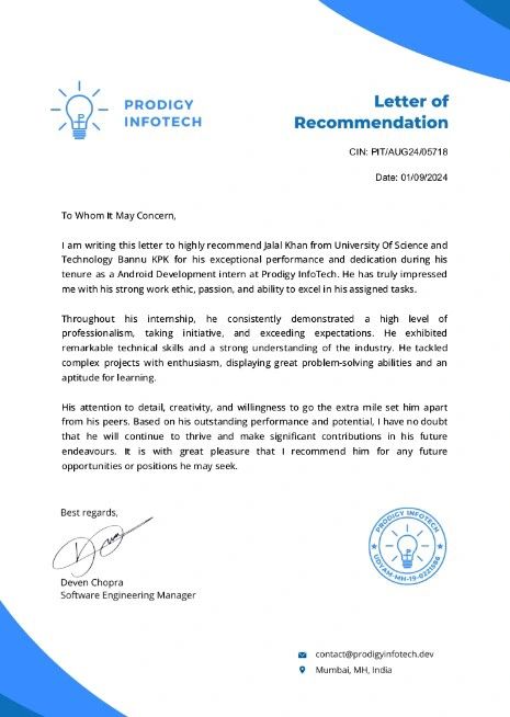 Engr. Jalal Khan on LinkedIn: #recommendation #internship #reactnative ... Engr. Jalal Khan on LinkedIn: #recommendation #internship #reactnative ...