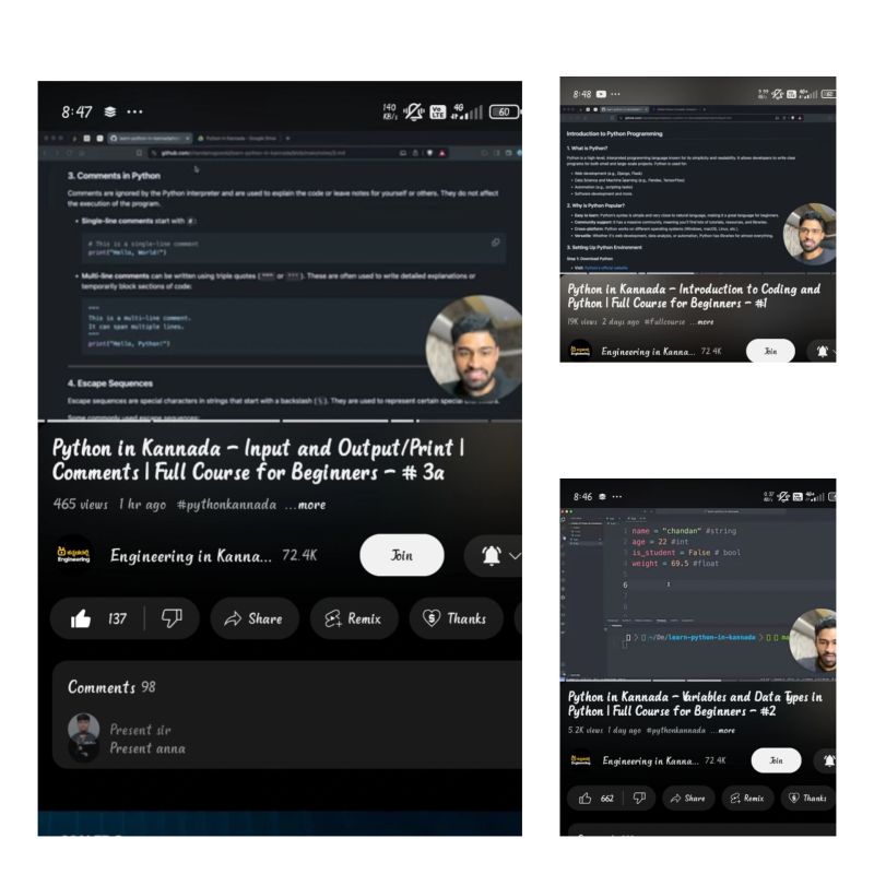 Sushma C R on LinkedIn: #engineeringinkannada #python #coding # ... Sushma C R on LinkedIn: #engineeringinkannada #python #coding # ...