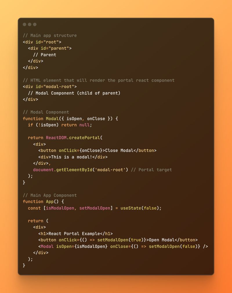 Rohit Joshi on LinkedIn: #javascript #react #portals Rohit Joshi on LinkedIn: #javascript #react #portals