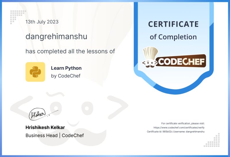 #codechef #certificatecompletion #codingskills #continuouslearning # ... #codechef #certificatecompletion #codingskills #continuouslearning # ...