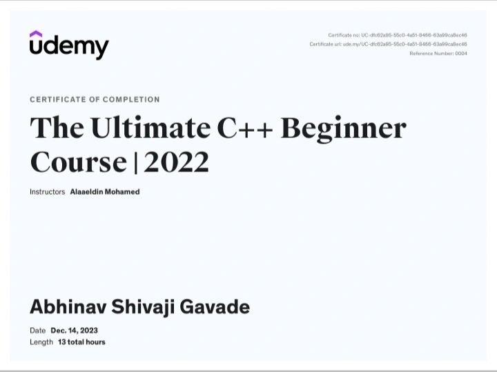 Abhinav gavade on LinkedIn: #cplusplus #programming #learningjourney # ... Abhinav gavade on LinkedIn: #cplusplus #programming #learningjourney # ...