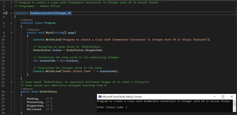 Ashwin Ajikumar Pillai on LinkedIn: #dotnet #csharp #programming # ... Ashwin Ajikumar Pillai on LinkedIn: #dotnet #csharp #programming # ...