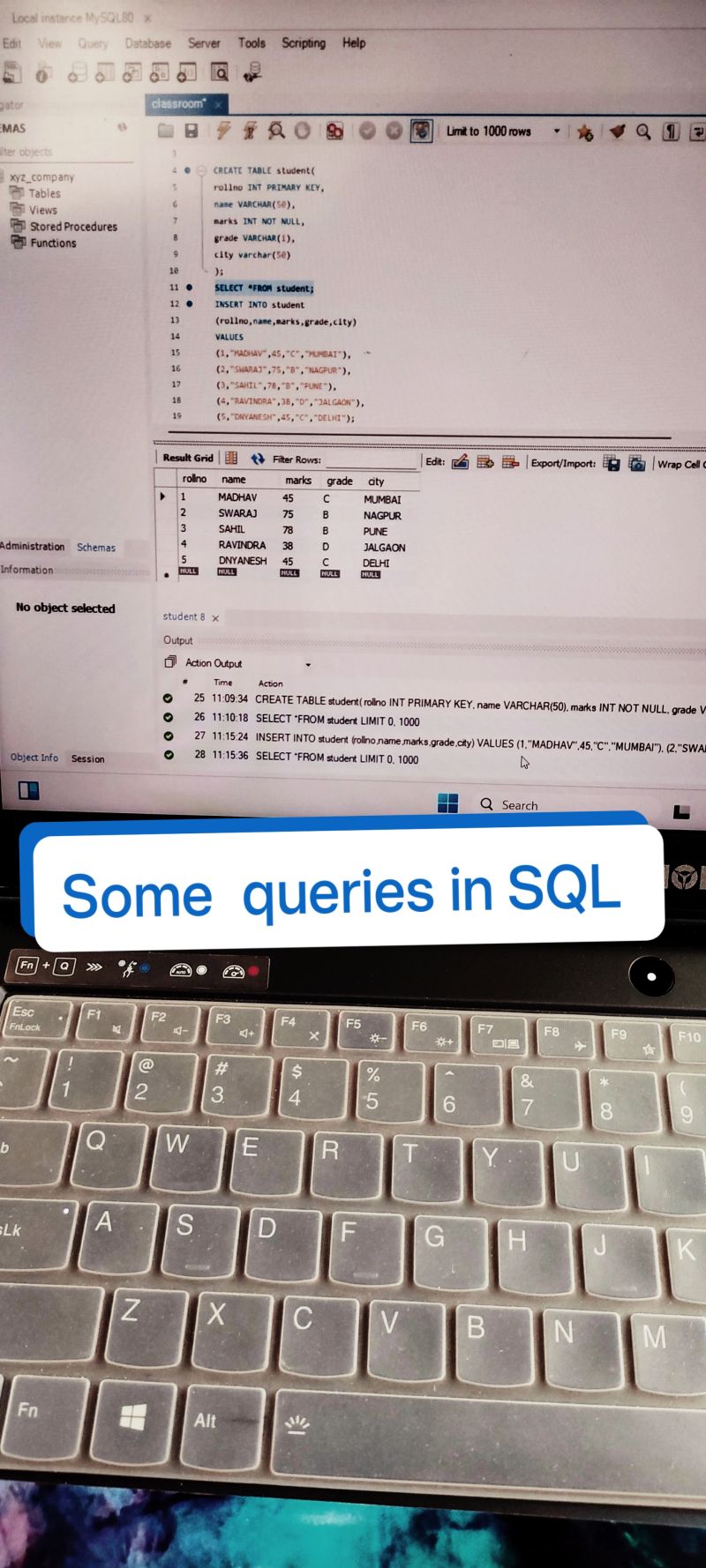 Swaraj Karche on LinkedIn: #SQLqueries#SQL#Dataanalitics#MySQL Swaraj Karche on LinkedIn: #SQLqueries#SQL#Dataanalitics#MySQL