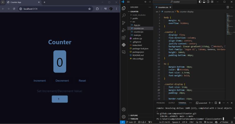 How I built a counter app using React JS | Sampanna Piya posted on the ... How I built a counter app using React JS | Sampanna Piya posted on the ...