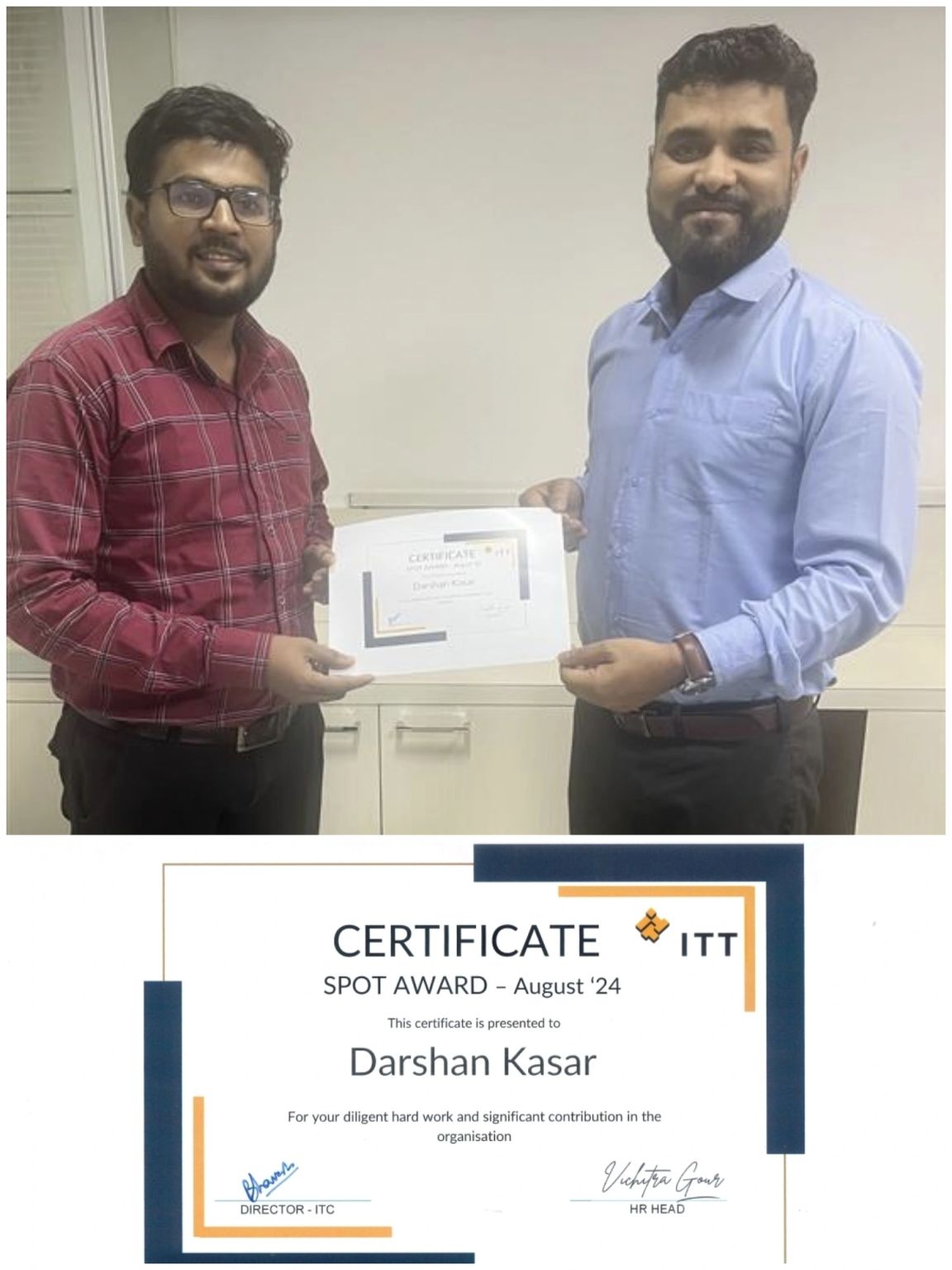 Darshan Kasar on LinkedIn: #spotaward #recognition | 17 comments Darshan Kasar on LinkedIn: #spotaward #recognition | 17 comments