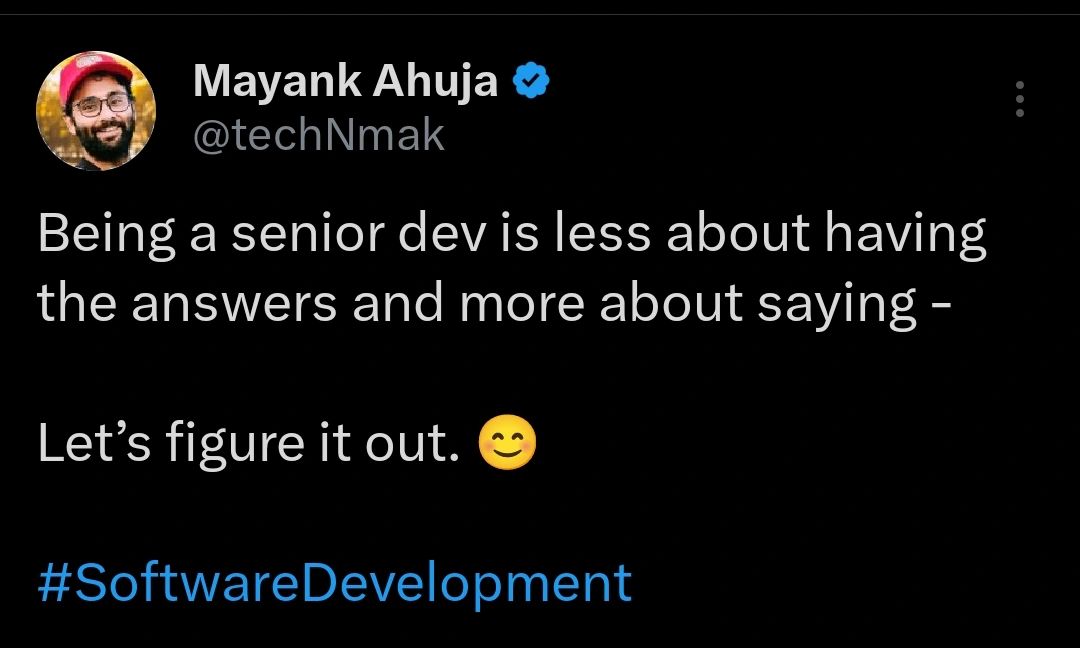 Mayank Ahuja on LinkedIn: #softwaredevelopment | 23 comments Mayank Ahuja on LinkedIn: #softwaredevelopment | 23 comments