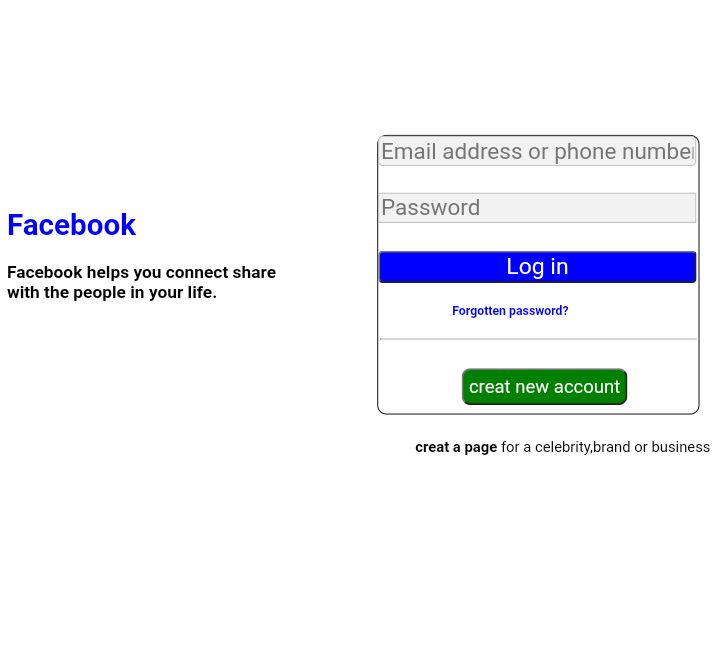 Areeba Ahmed on LinkedIn: Facebook page Html and Css Areeba Ahmed on LinkedIn: Facebook page Html and Css