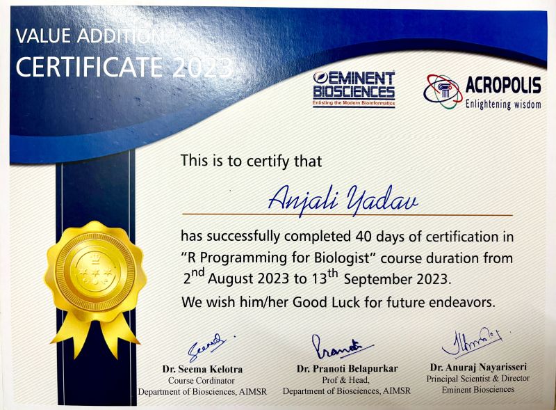 anjali yadav on LinkedIn: #bioinformatics #rprogramming #python anjali yadav on LinkedIn: #bioinformatics #rprogramming #python