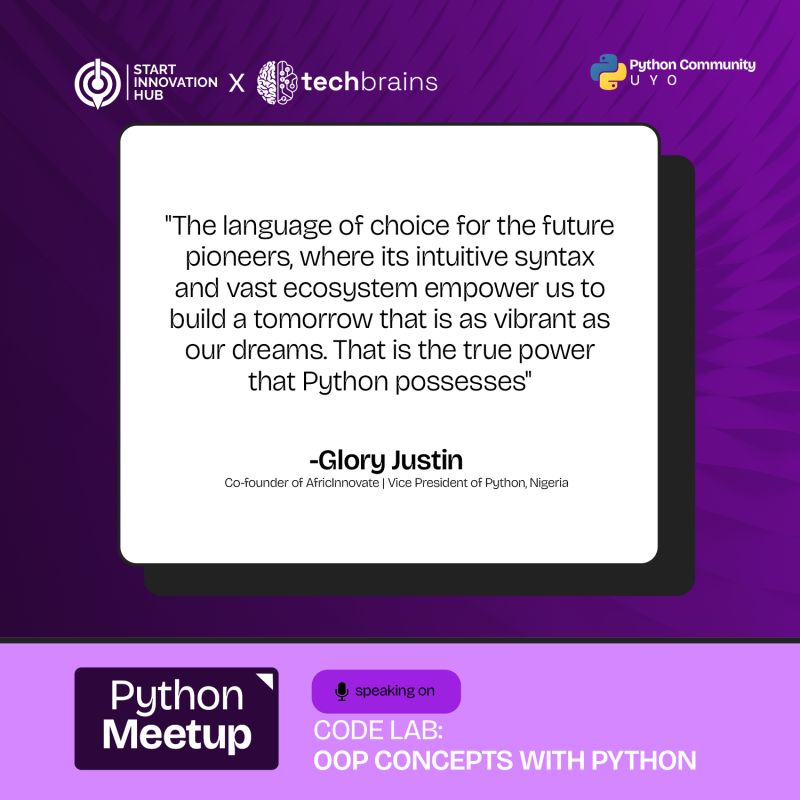 Start Innovation Hub Nigeria on LinkedIn: #pythonmeetup # ... Start Innovation Hub Nigeria on LinkedIn: #pythonmeetup # ...