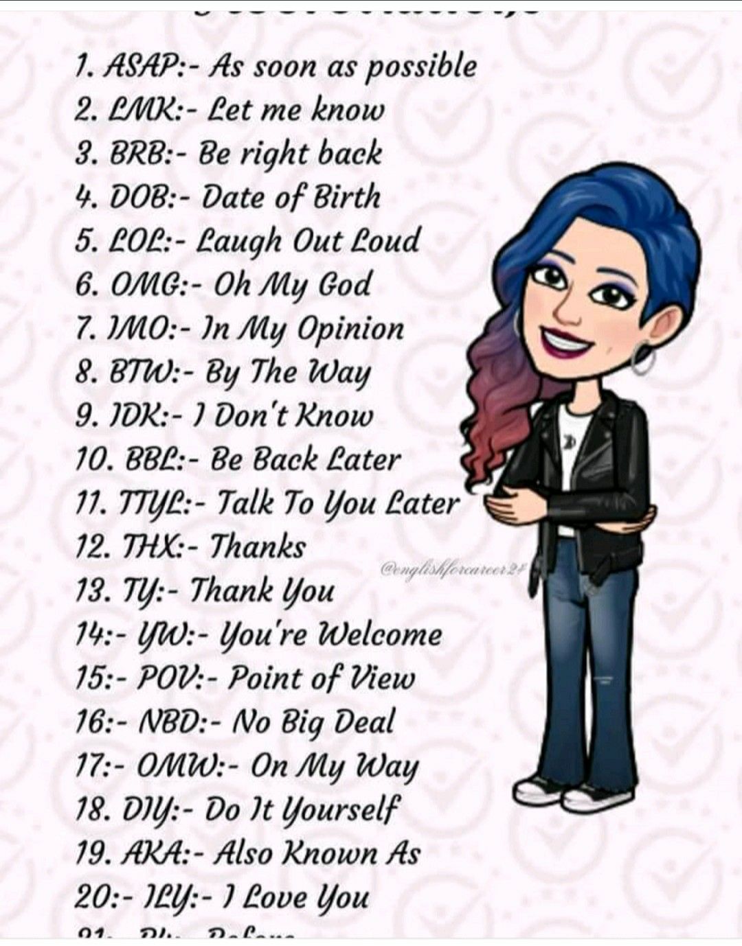 Shub Robota on LinkedIn: Some abbreviations that may help you Follow ... Shub Robota on LinkedIn: Some abbreviations that may help you Follow ...