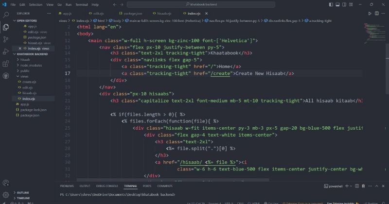 Shreshta Singh on LinkedIn: #backenddevelopment #ejs #javascript # ... Shreshta Singh on LinkedIn: #backenddevelopment #ejs #javascript # ...