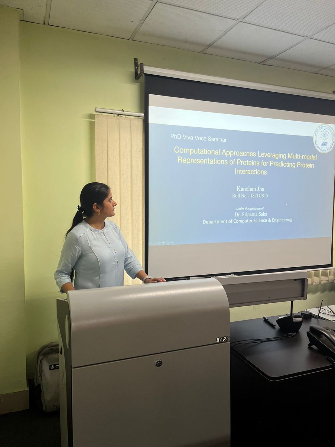 My 13 th PhD student, Dr Kanchan Jha, graduated today from IITPatna ... My 13 th PhD student, Dr Kanchan Jha, graduated today from IITPatna ...
