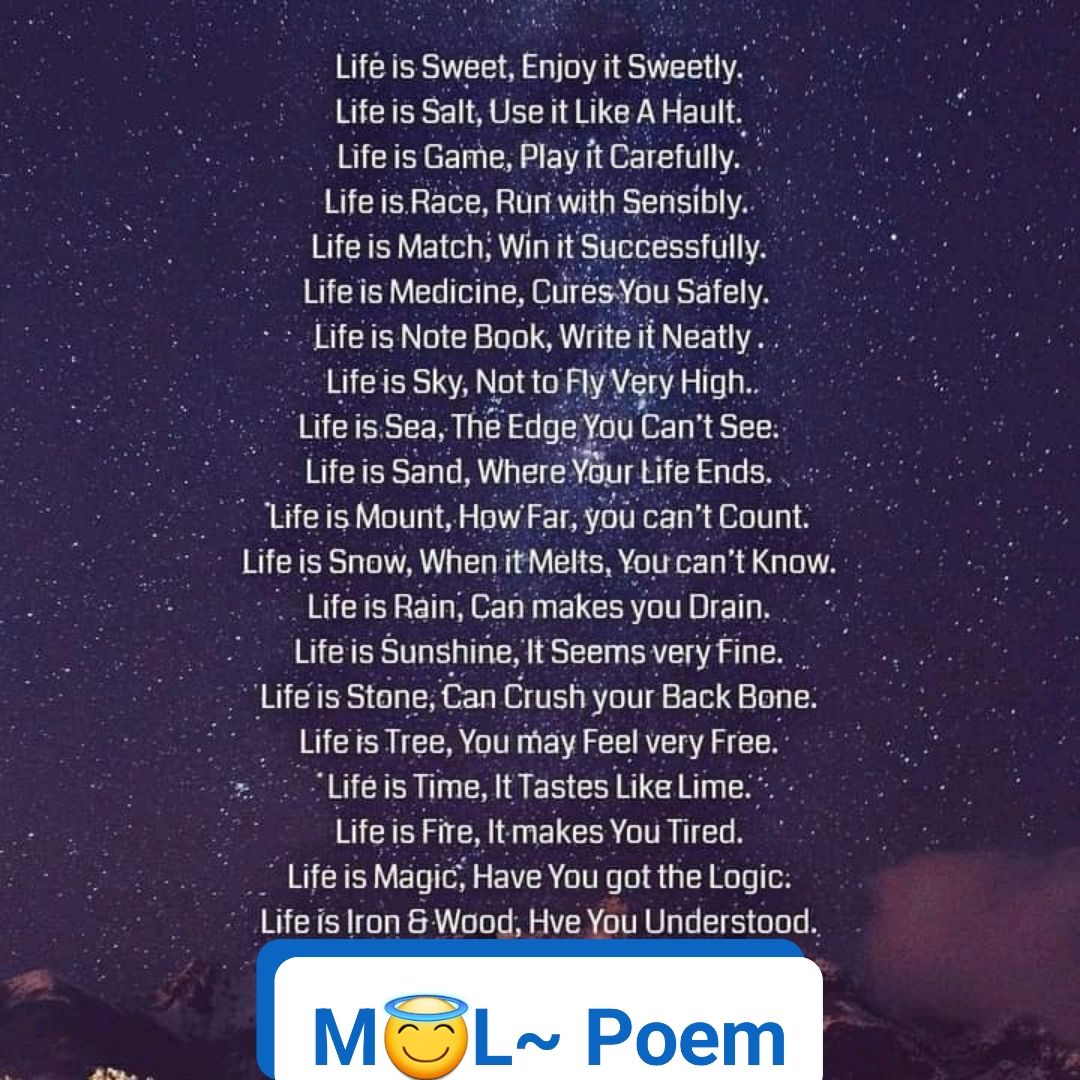 Apoorv Jain on LinkedIn: M😇L ~ poem Apoorv Jain on LinkedIn: M😇L ~ poem