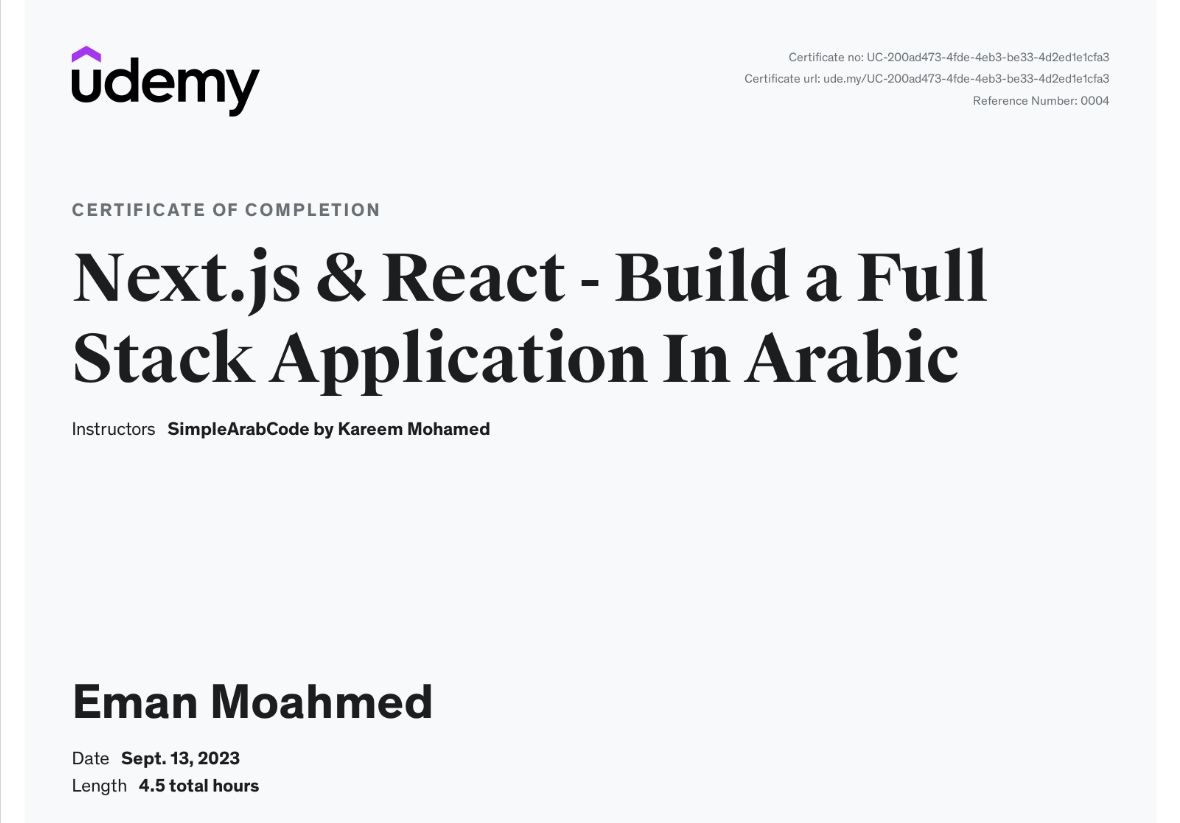 Eman mohamed awad on LinkedIn: #nextjs #javascript #reactjs # ... Eman mohamed awad on LinkedIn: #nextjs #javascript #reactjs # ...