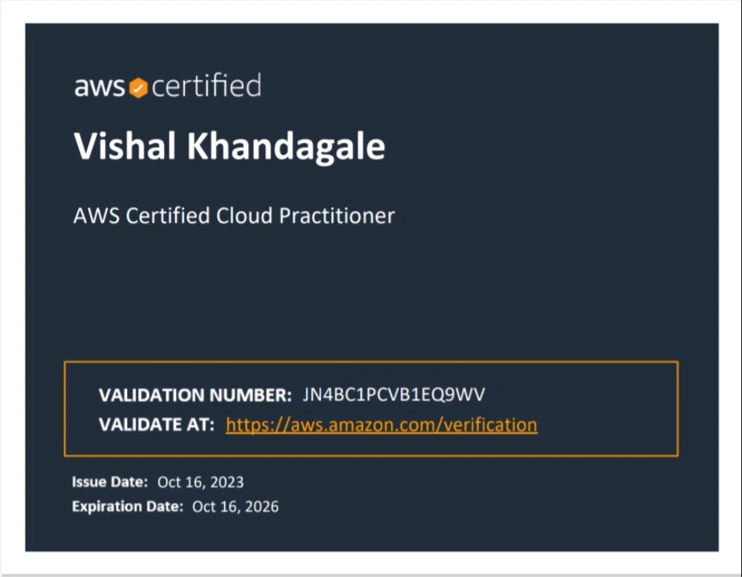 Vishal Khandagale on LinkedIn: #aws #awscloud #cloud #learning # ... Vishal Khandagale on LinkedIn: #aws #awscloud #cloud #learning # ...