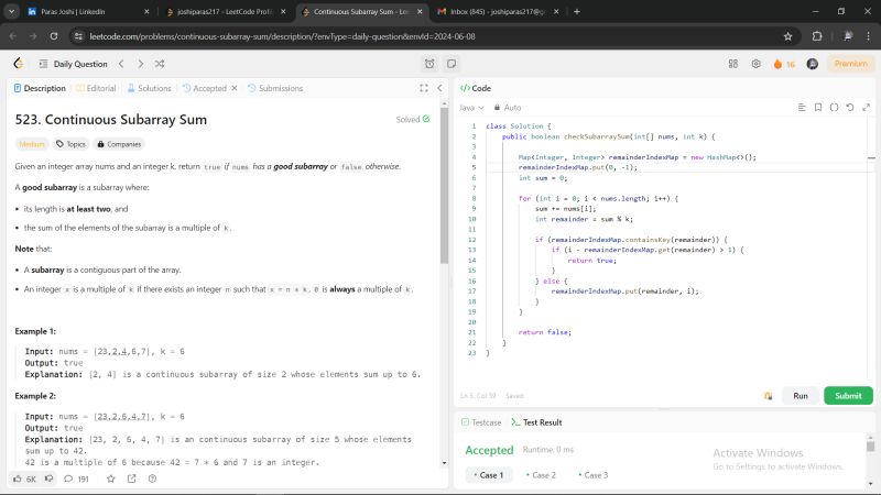 Paras Joshi on LinkedIn: #java #leetcode #geeksforgeeks #programming # ... Paras Joshi on LinkedIn: #java #leetcode #geeksforgeeks #programming # ...