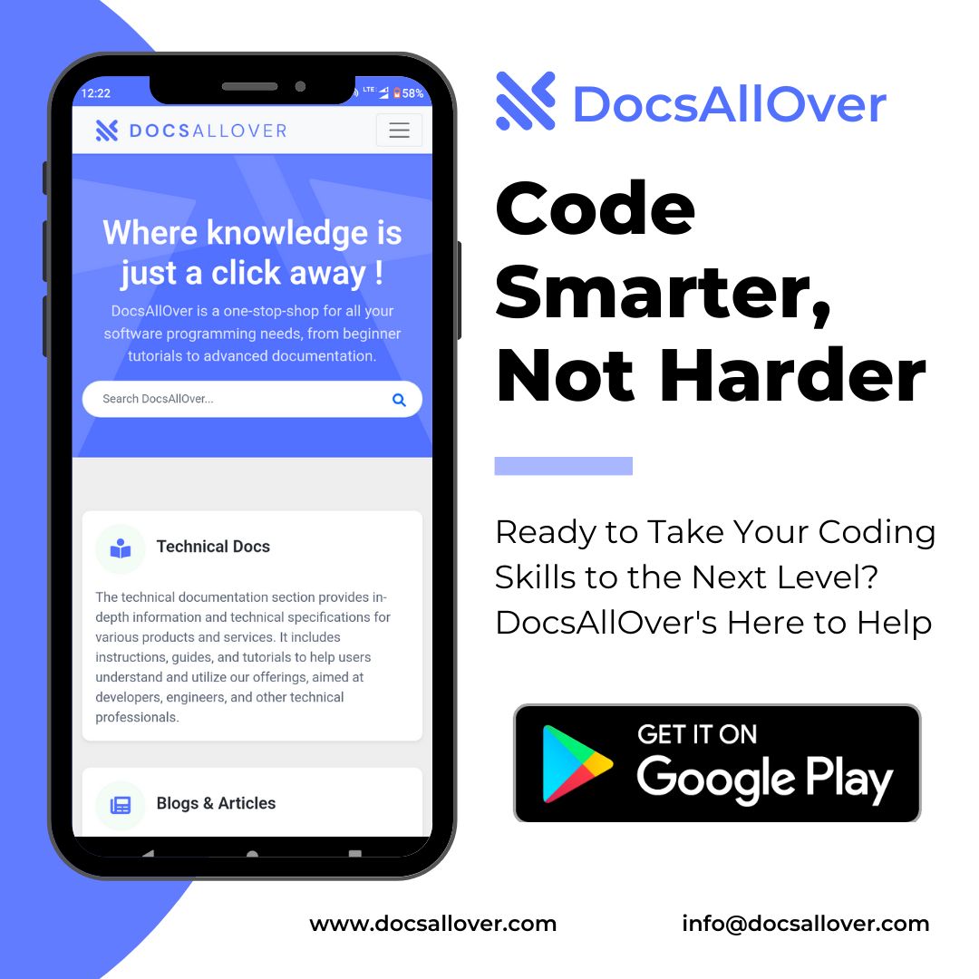 DocsAllOver on LinkedIn: #programming #documentation #codingcommunity # ... DocsAllOver on LinkedIn: #programming #documentation #codingcommunity # ...