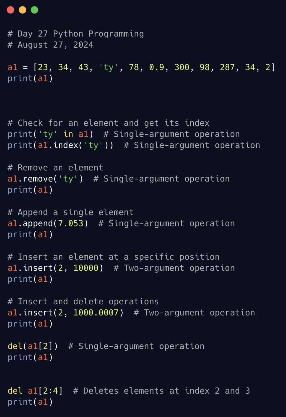 Daily Python Bytes on LinkedIn: #day27 #python #programming ... Daily Python Bytes on LinkedIn: #day27 #python #programming ...