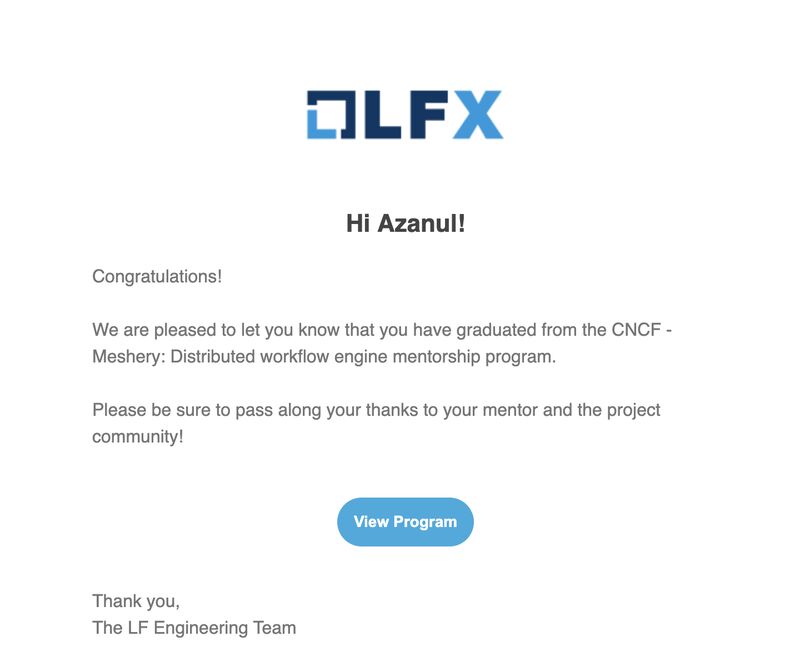Azanul Haque on LinkedIn: #community #lfx #mentorship #cncf Azanul Haque on LinkedIn: #community #lfx #mentorship #cncf