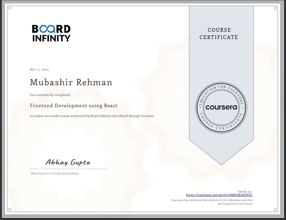 Mubashir Rehman on LinkedIn: #html #css #javascript #react # ... Mubashir Rehman on LinkedIn: #html #css #javascript #react # ...