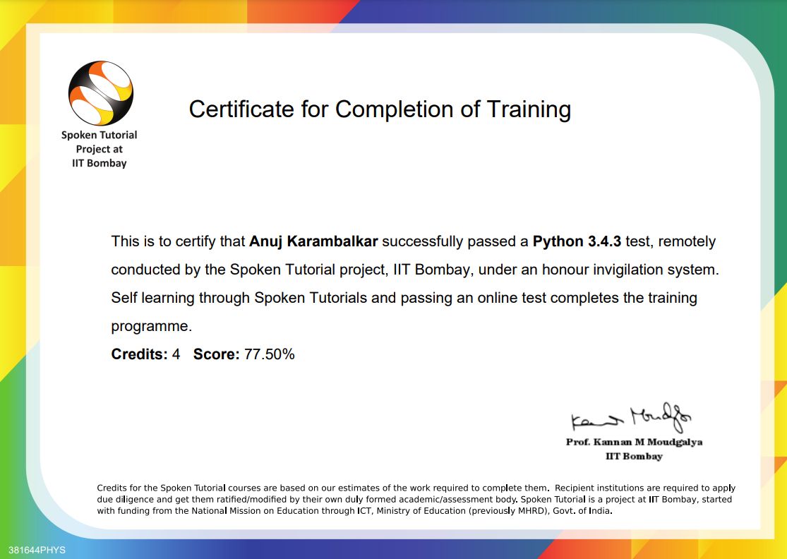 Anuj Karambalkar on LinkedIn: #pythonprogramming #python #pythoncoding ... Anuj Karambalkar on LinkedIn: #pythonprogramming #python #pythoncoding ...