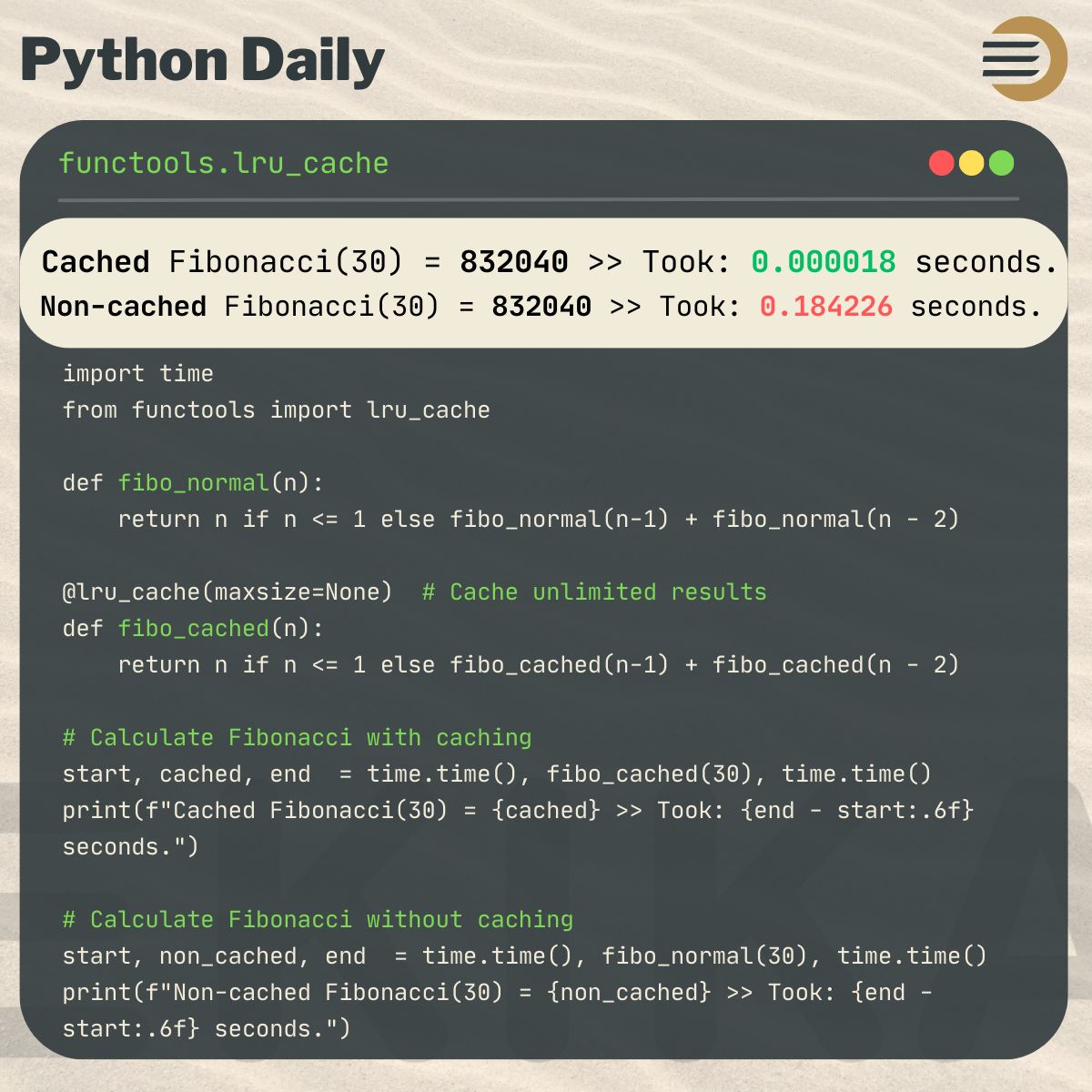 Learn about caching techniques for Python programs | Anand Shukla ... Learn about caching techniques for Python programs | Anand Shukla ...