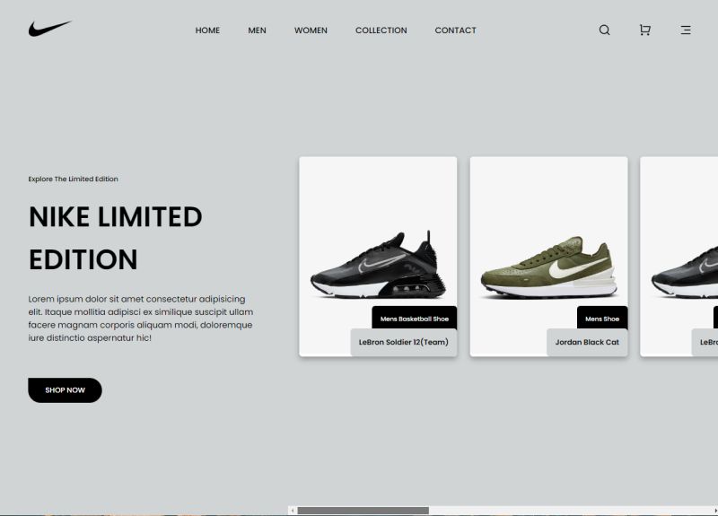 👟 Just Created a Dribbble-Worthy NIKE™ Design with HTML & CSS! | Zaryab ... 👟 Just Created a Dribbble-Worthy NIKE™ Design with HTML & CSS! | Zaryab ...