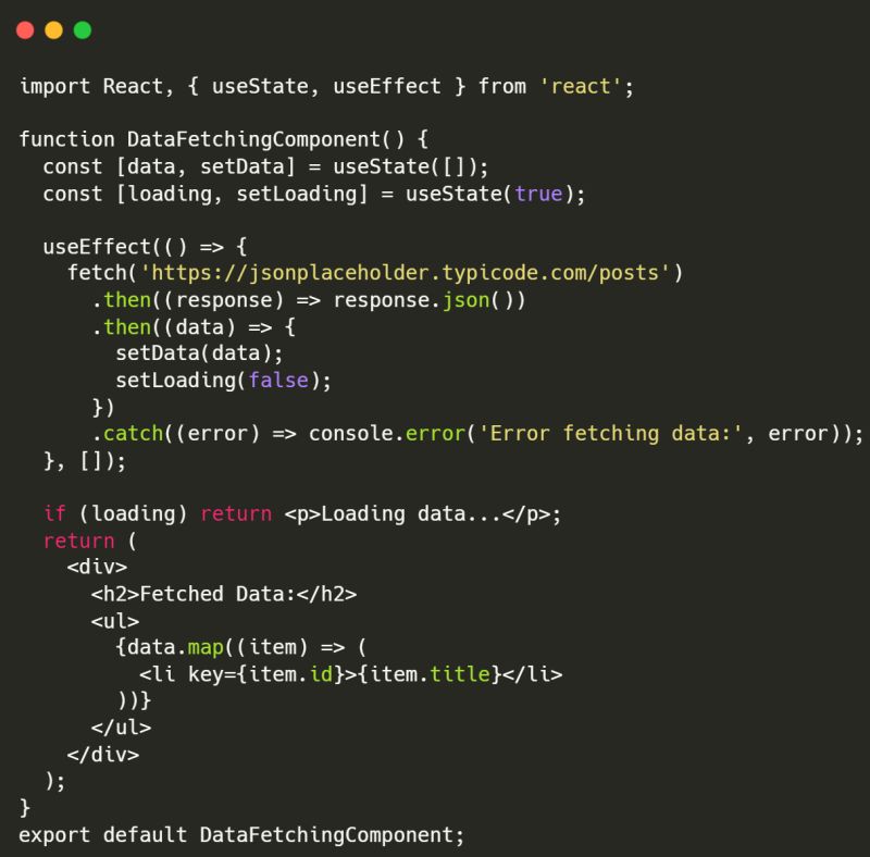 Rajat Sharma on LinkedIn: #reactdatafetching #apis #webdevelopment #reactjs Rajat Sharma on LinkedIn: #reactdatafetching #apis #webdevelopment #reactjs