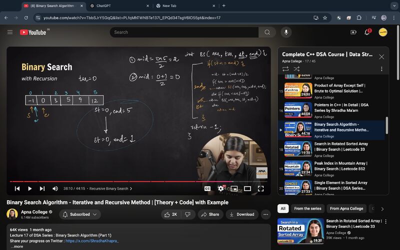 Dipak Bera on LinkedIn: #dsa #learningjourney #coding #binarysearch # ... Dipak Bera on LinkedIn: #dsa #learningjourney #coding #binarysearch # ...